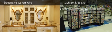 Kent Design & Manufacturing – Custom Displays and Decorative Woven Wire.